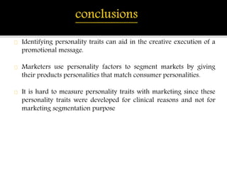 promotional messages for different kinds of personality | PPT