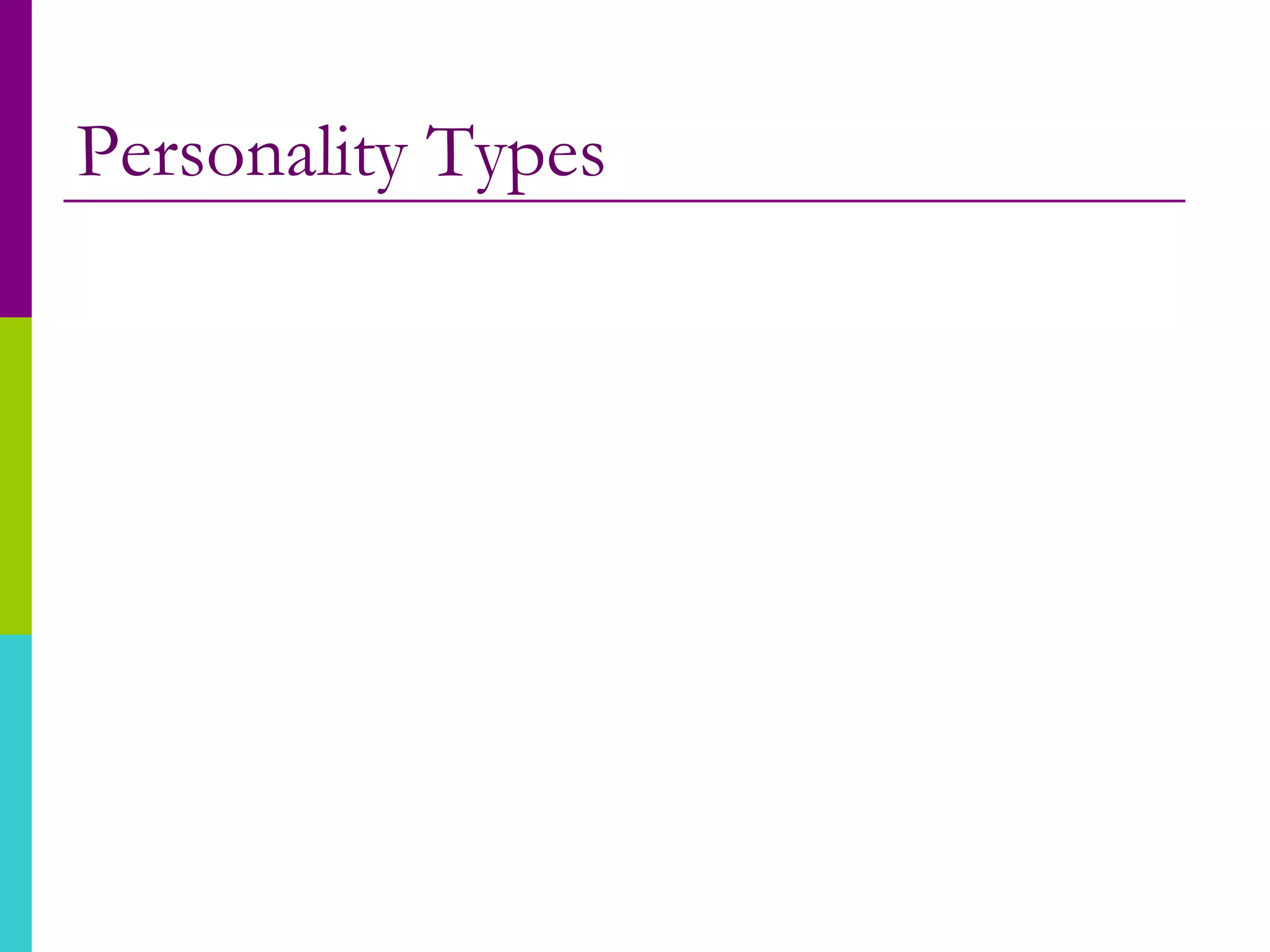 Personality and Change Management | PPT