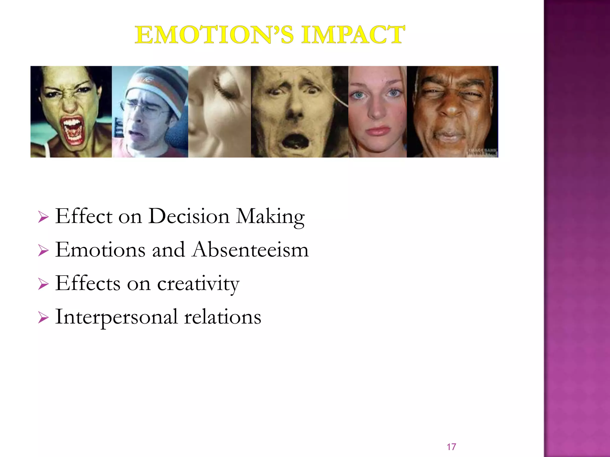 Personality and emotions ppt marks. | PPTX