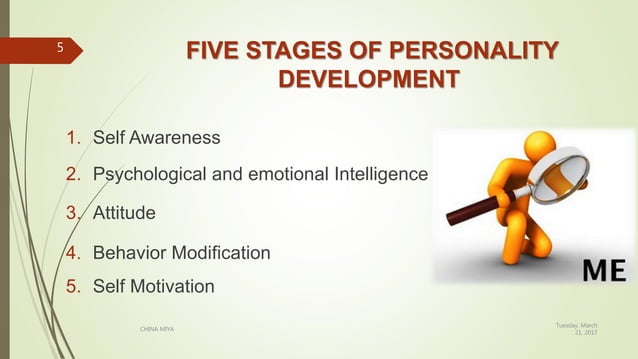 Personality and four stages of personality development | PPTX