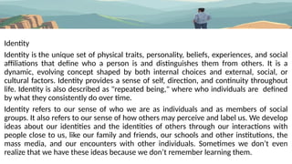 Personality and Identity.pptx powerpoint | PPTX