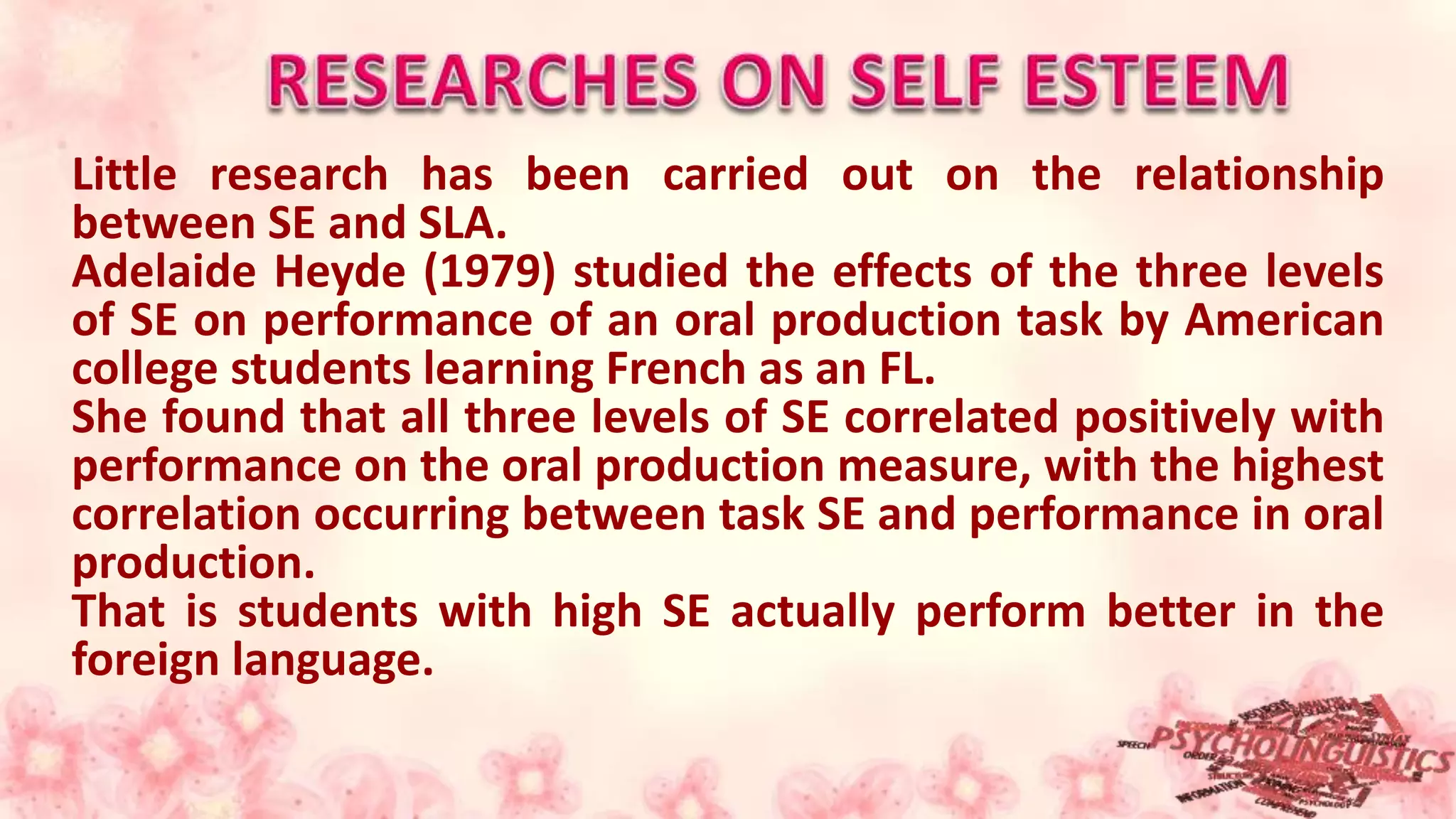 Personality and language learning | PPTX