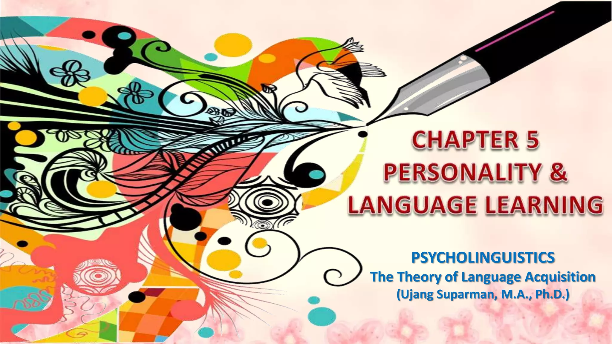 Personality and language learning | PPTX