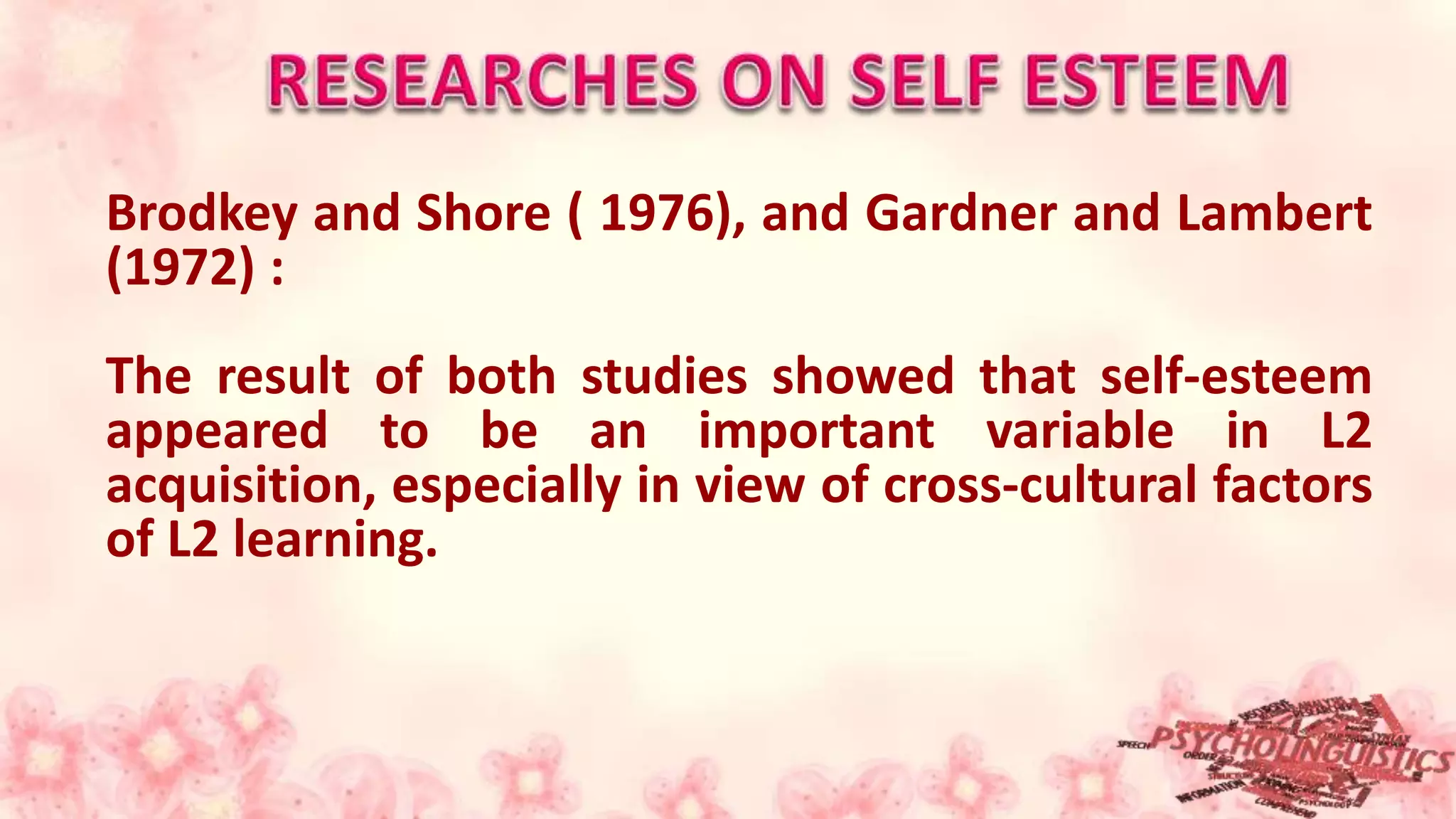 Personality and language learning | PPTX