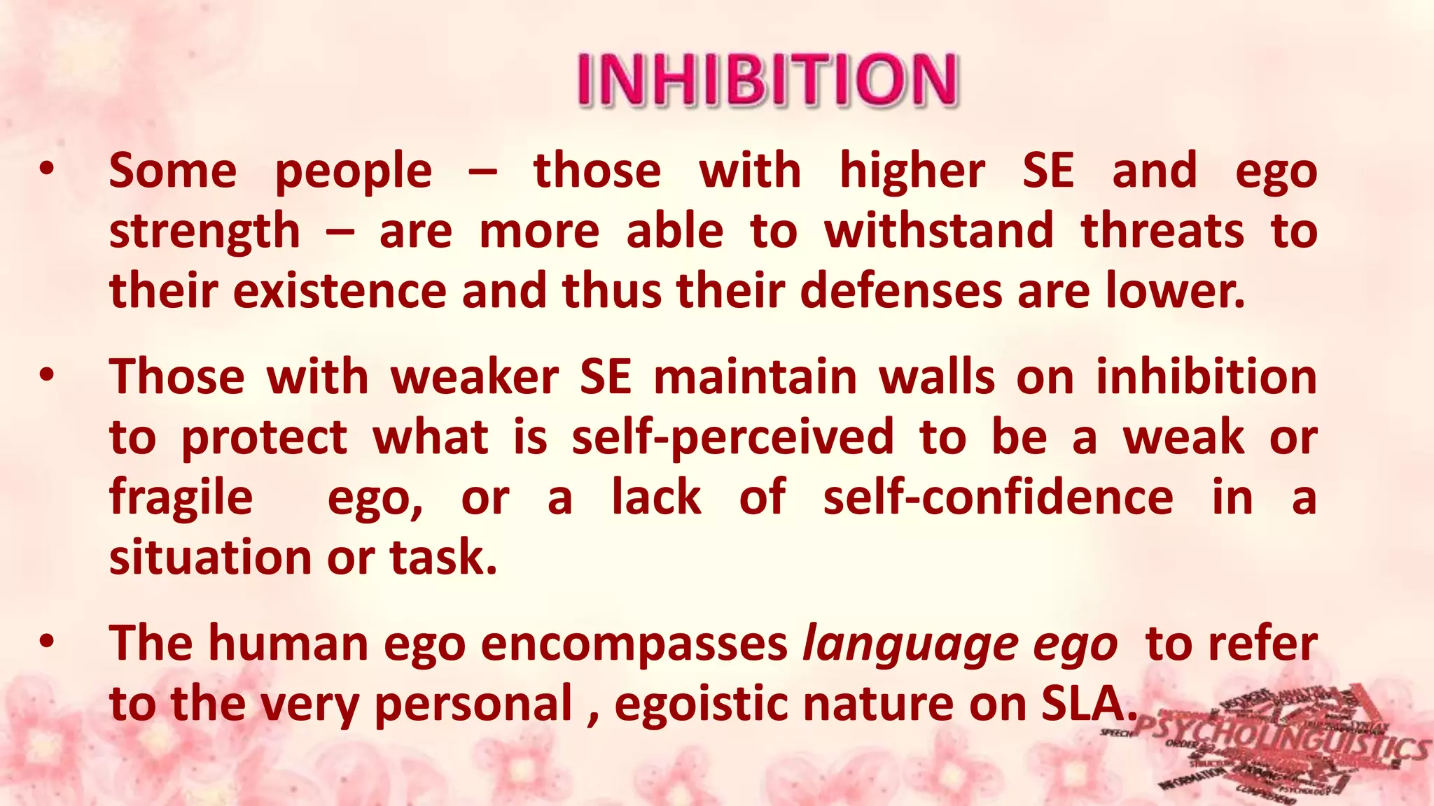 Personality and language learning | PPTX