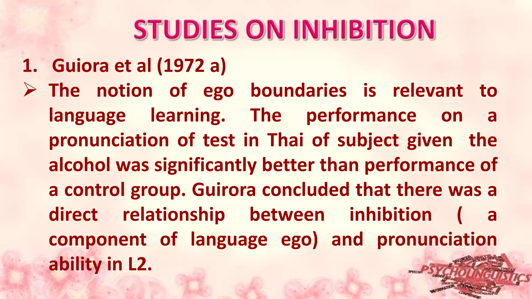 Personality and language learning | PPTX