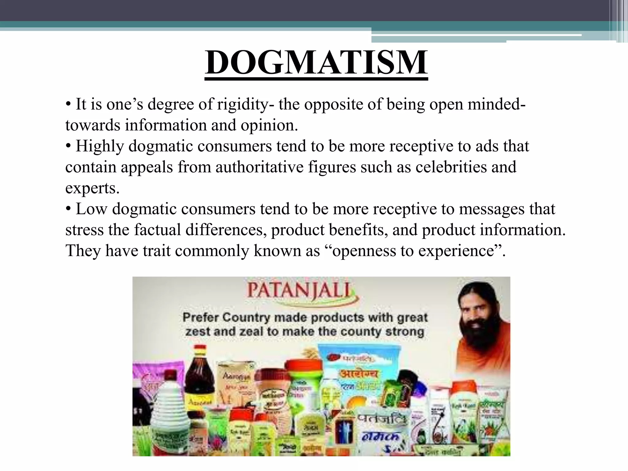 Personality and self concept- Studying Consumer Behaviour | PPTX