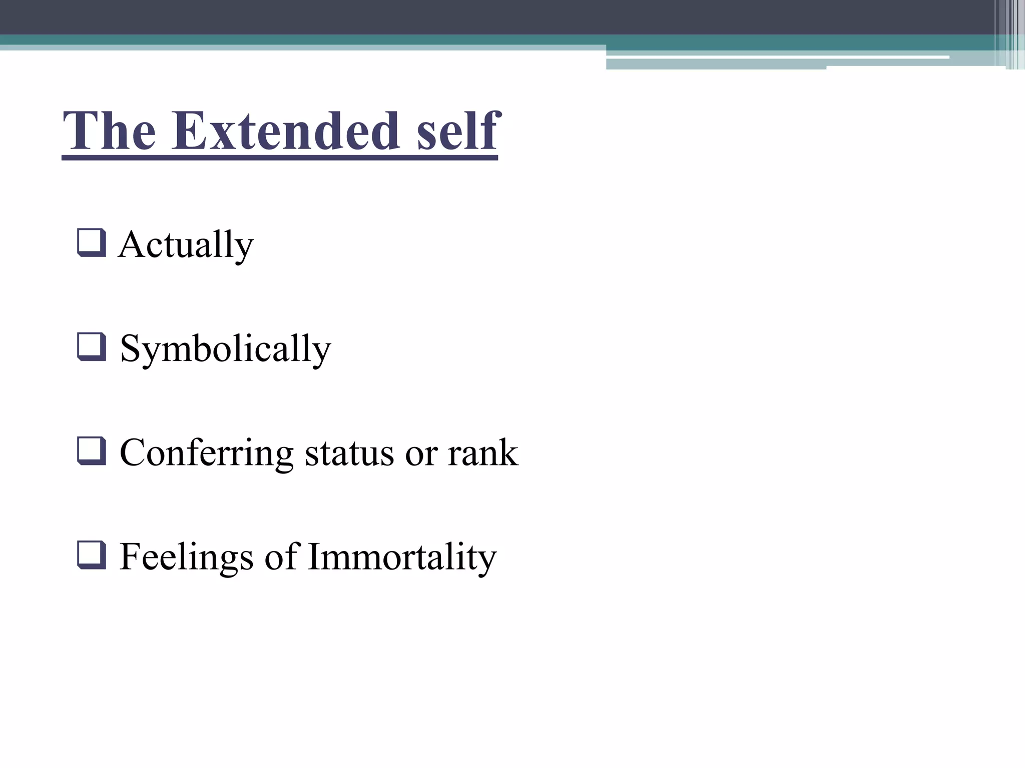 Personality and self concept- Studying Consumer Behaviour | PPTX