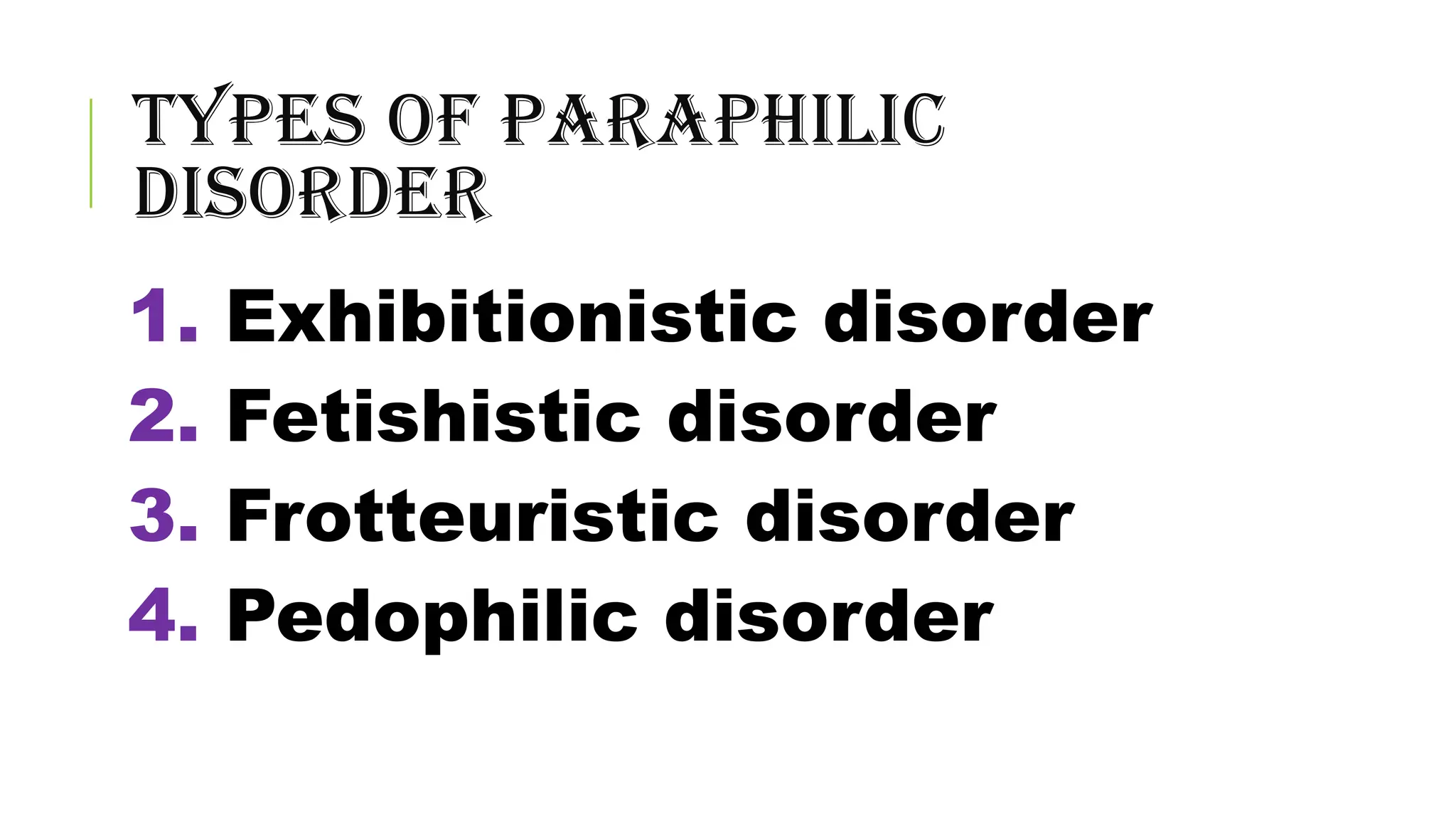 PERSONALITY AND SEXUAL DISORDER for nursing students and lecturers | PPTX