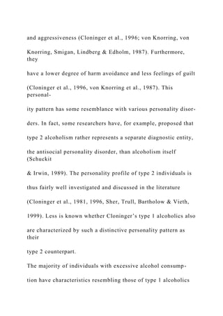 Personality and Social SciencesDo men with excessive alcoh.docx