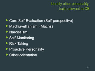 Personality And Values | Types Of Personalities | Organizational ...