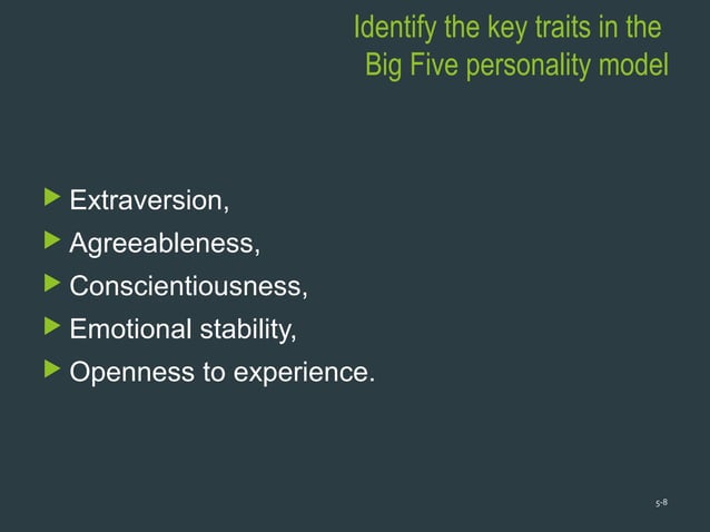 Personality And Values | Types Of Personalities | Organizational ...