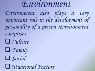 Personality anjaly | PPTX