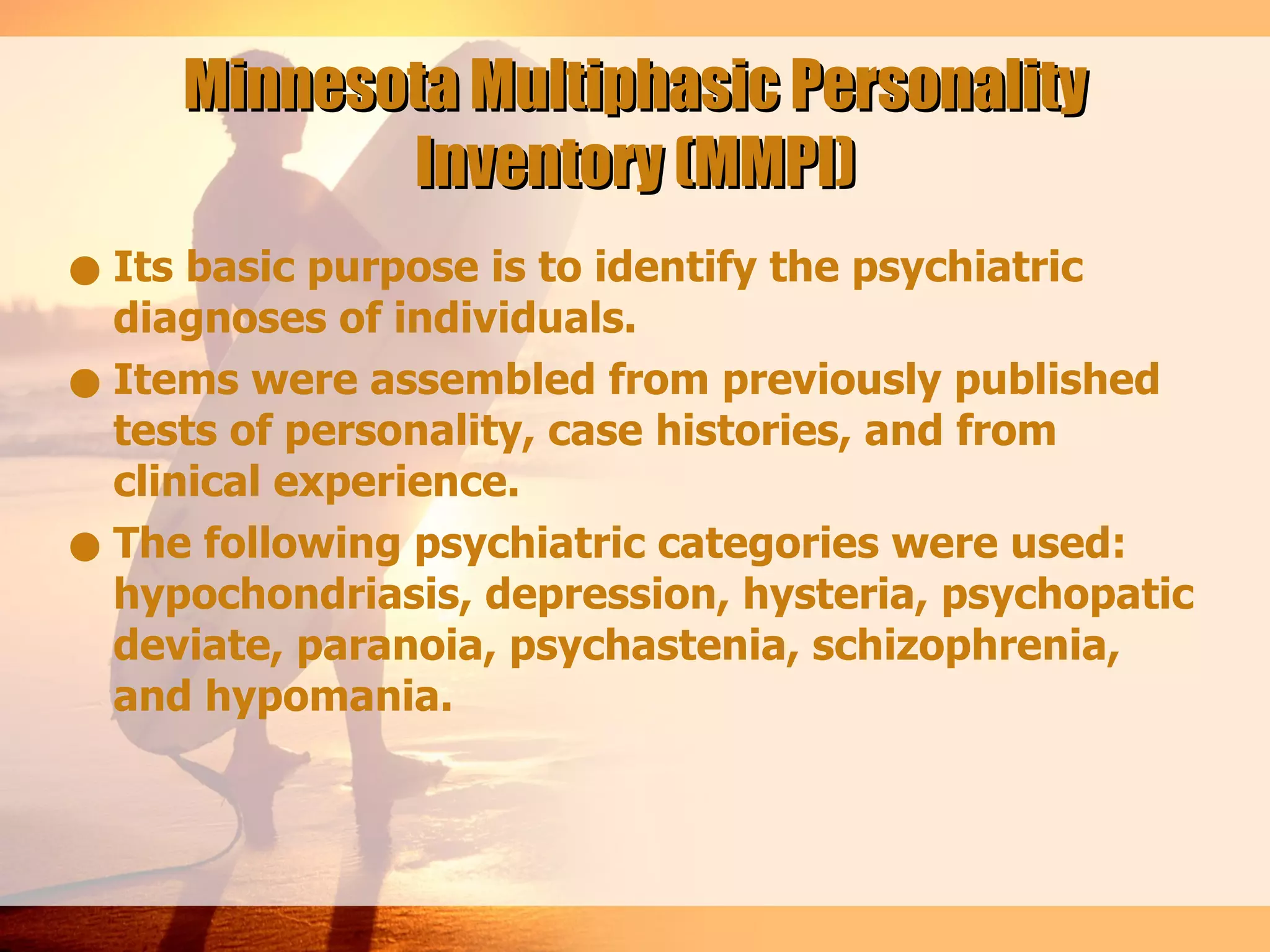 Personality Assessment | PPT