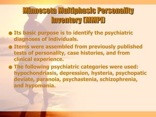 Personality Assessment | PPT