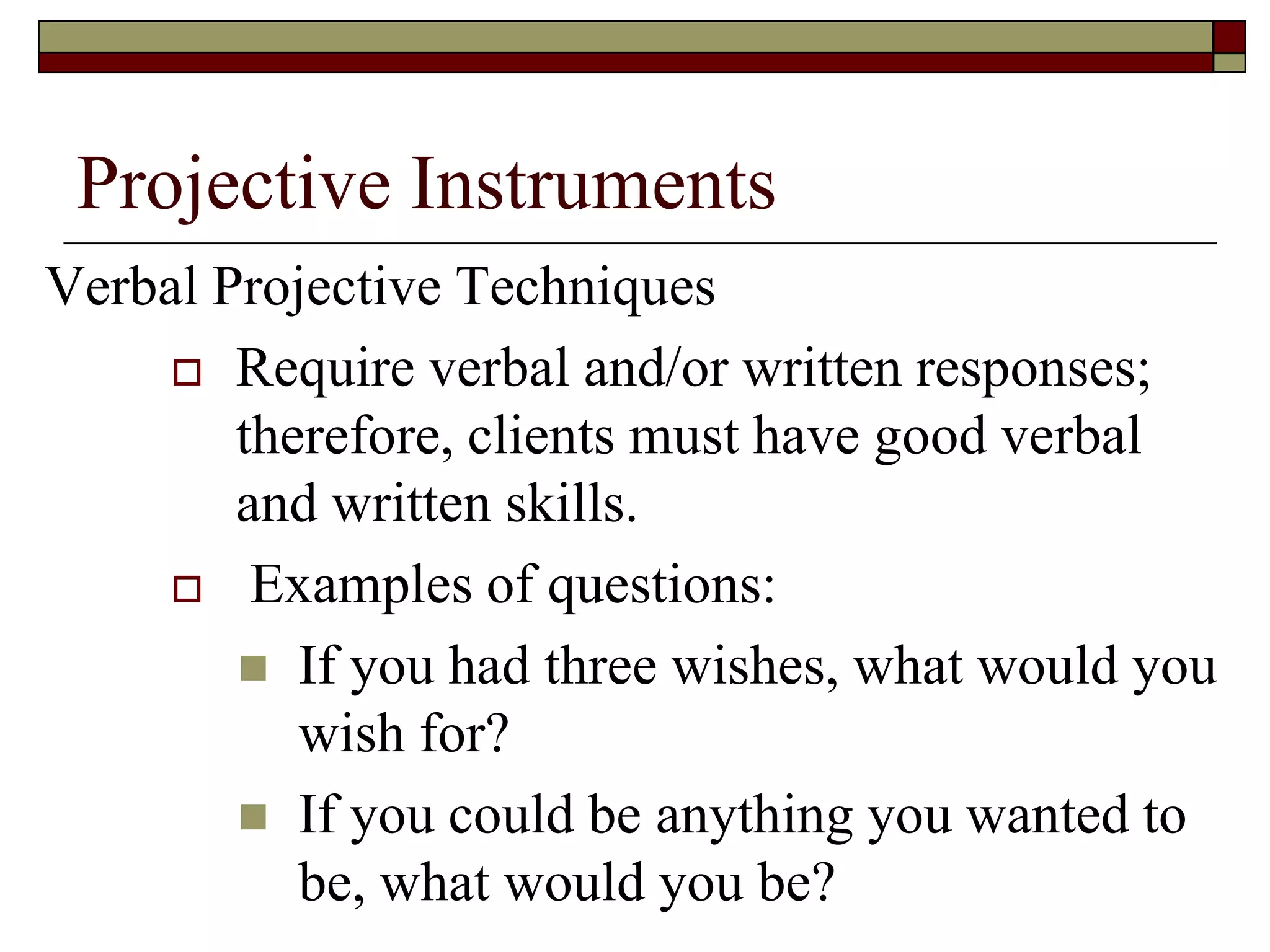 Personality assessment | PPTX