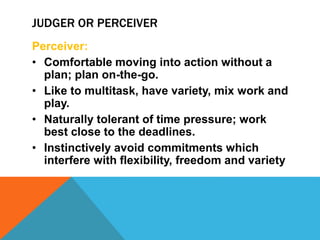 Personality assessment | PPTX