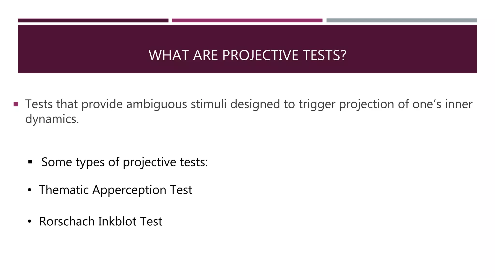 Personality assessment | PPTX