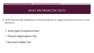 Personality assessment | PPTX