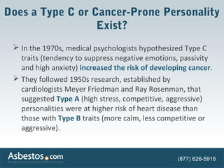 Personality, Attitude and Cancer | PPT | Cancer | Diseases and Conditions