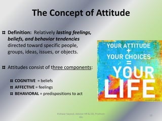 Personality, attitudes, workplace behavior and motivation ( former) | PPTX