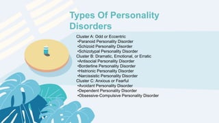 personality disorder and their roles .pptx