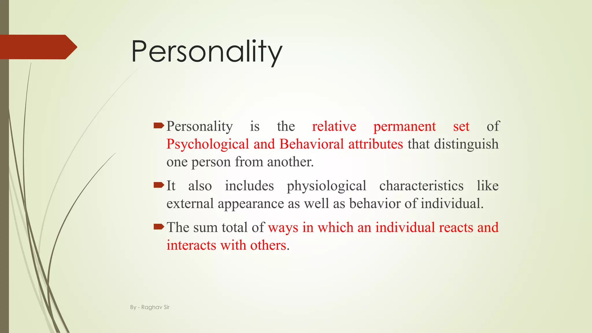 Personality in OB | PDF