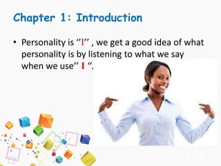 Personality characteristics and second language learning : Lida Berisha ...