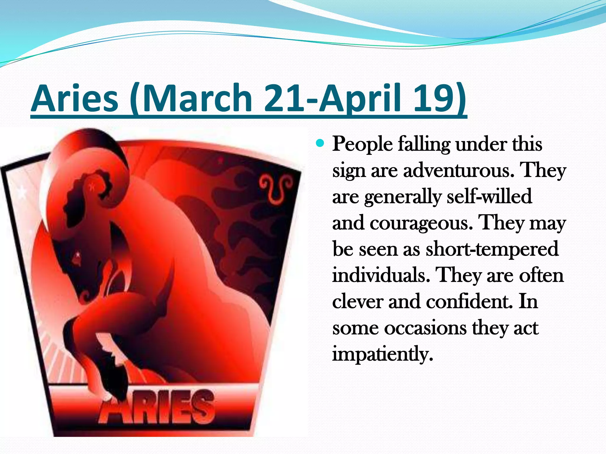 Personality characteristics of zodiac signs | PPTX