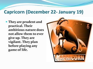 Personality characteristics of zodiac signs | PPTX