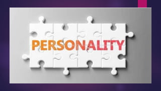 Personality & Classification power point presentation | PPT