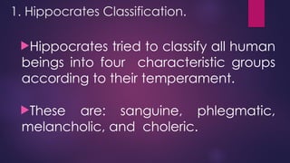 Personality & Classification power point presentation | PPT