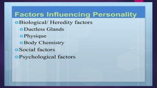 Personality & Classification power point presentation | PPT