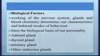 Personality & Classification power point presentation | PPT