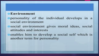 Personality & Classification power point presentation | PPT