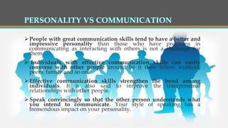 Personality and Communication | PPTX