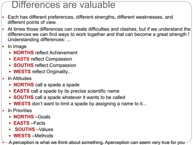 Personality compass | PPTX | Careers