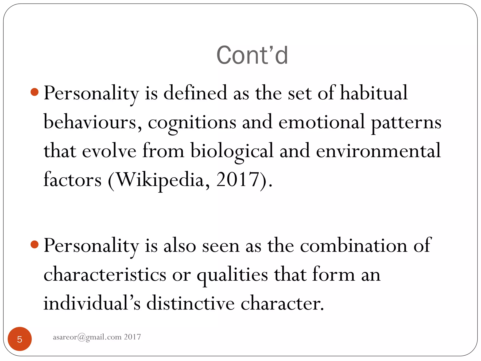 Personality Conflict and Management | PDF
