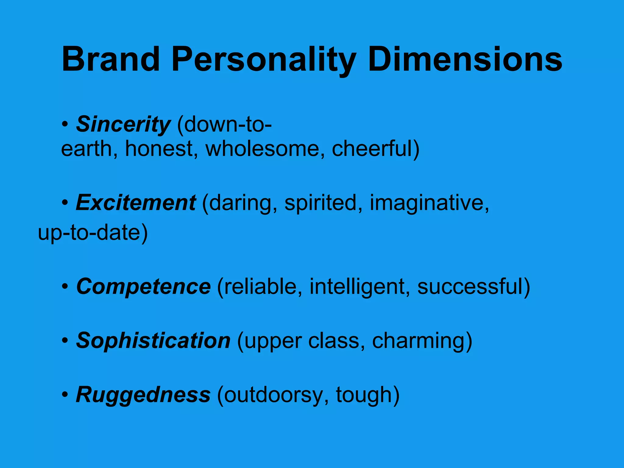 Personality & consumer behaviour | PPT