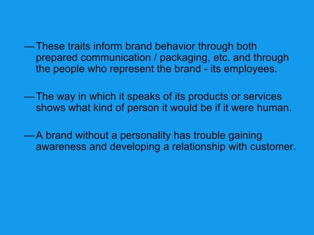 Personality & consumer behaviour | PPT