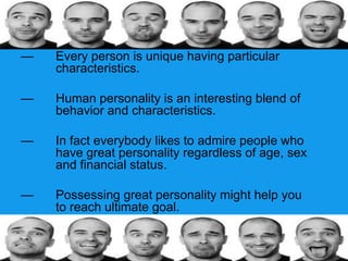 Personality & consumer behaviour | PPT
