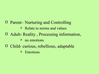 Personality cont | PPT