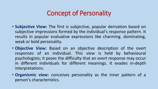 Personality_Defffintitodn with bthe help of ppt | PPT