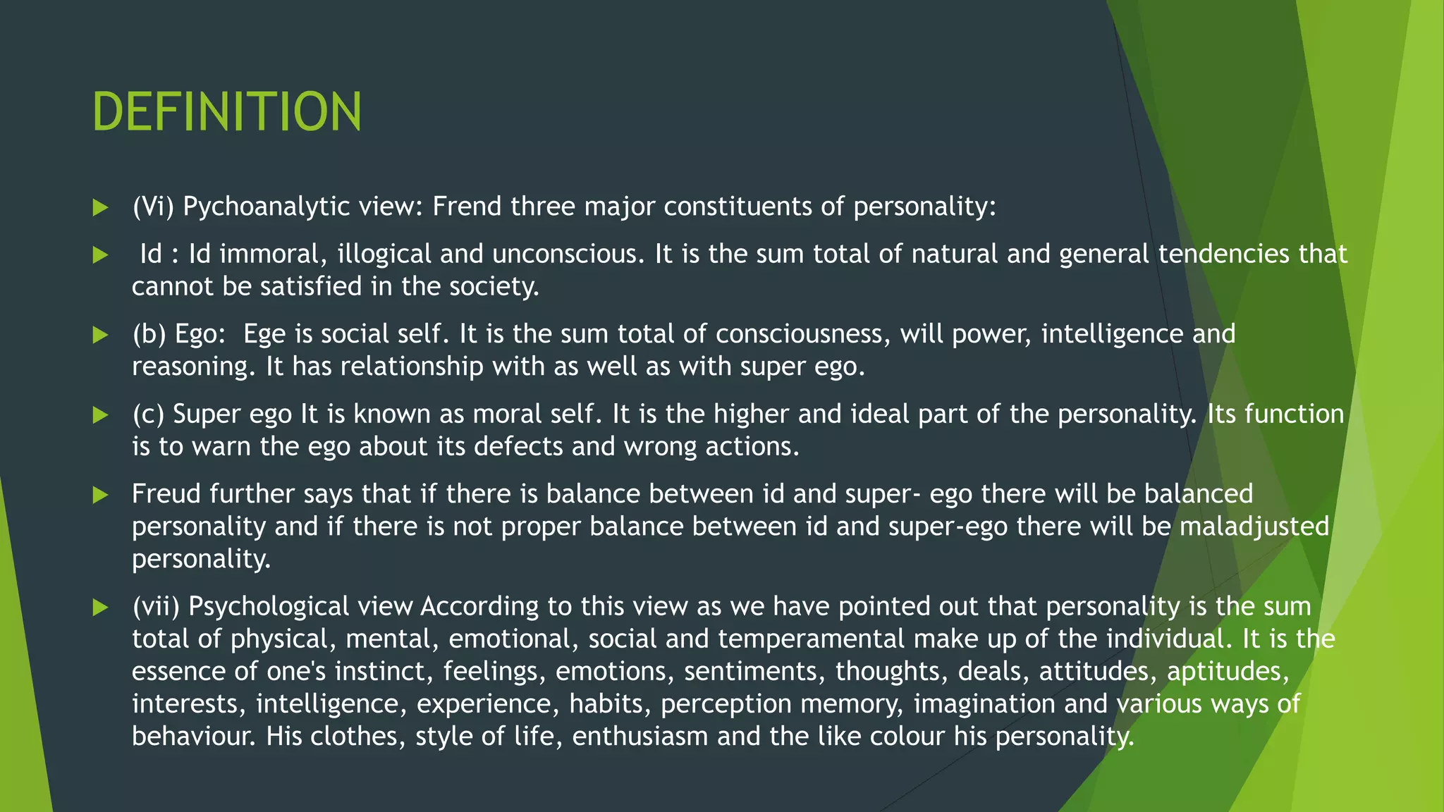 Personality Definition And Meaning | PPT