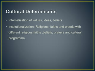 Personality: Definition, Determinants and Elements | PPTX