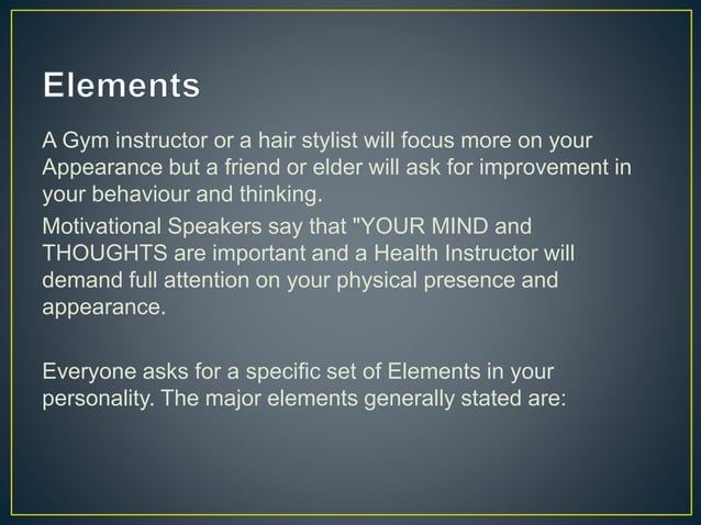 Personality: Definition, Determinants and Elements | PPTX