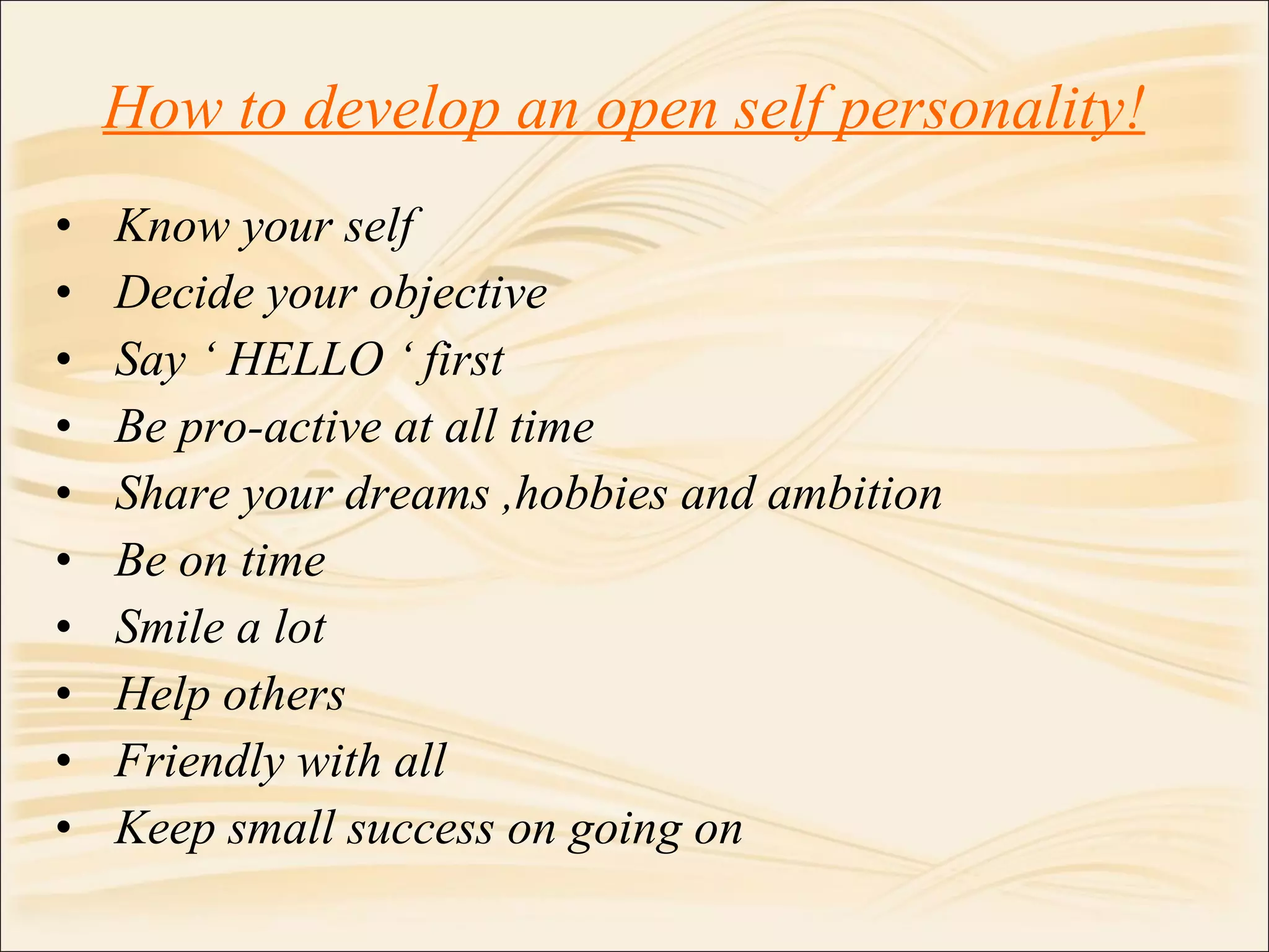 Personality Development ppt by Taher Salim INDORE | PPS