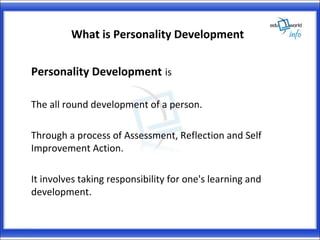 Your Winning Streak lies in Personality Development | PPT