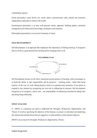 Personality Development | PDF