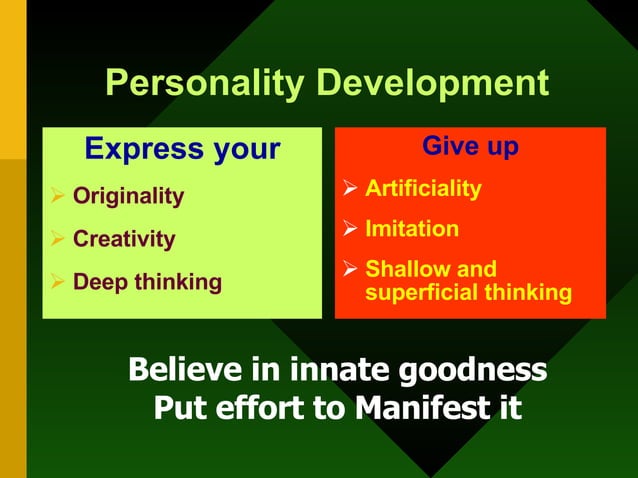 personality development | PPT | Career Advice | Careers
